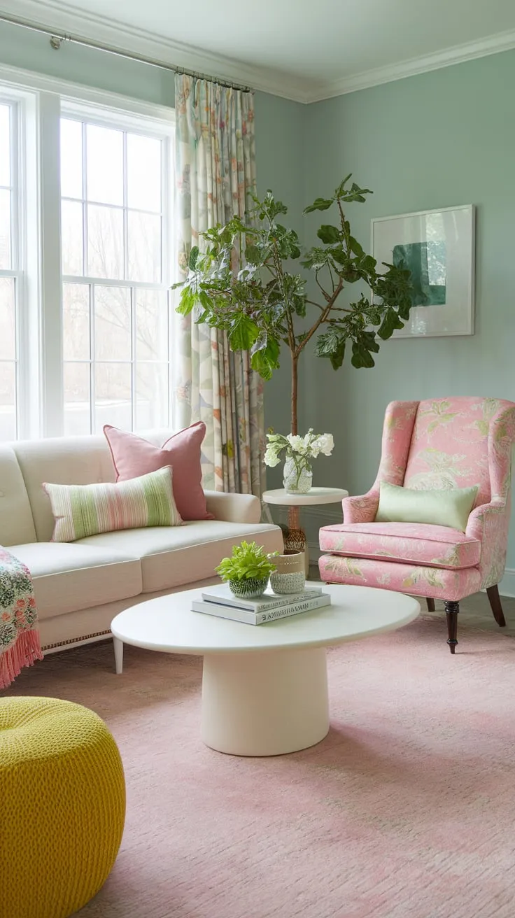 How to Choose the Perfect Spring Color Palette for Your Living Room ...